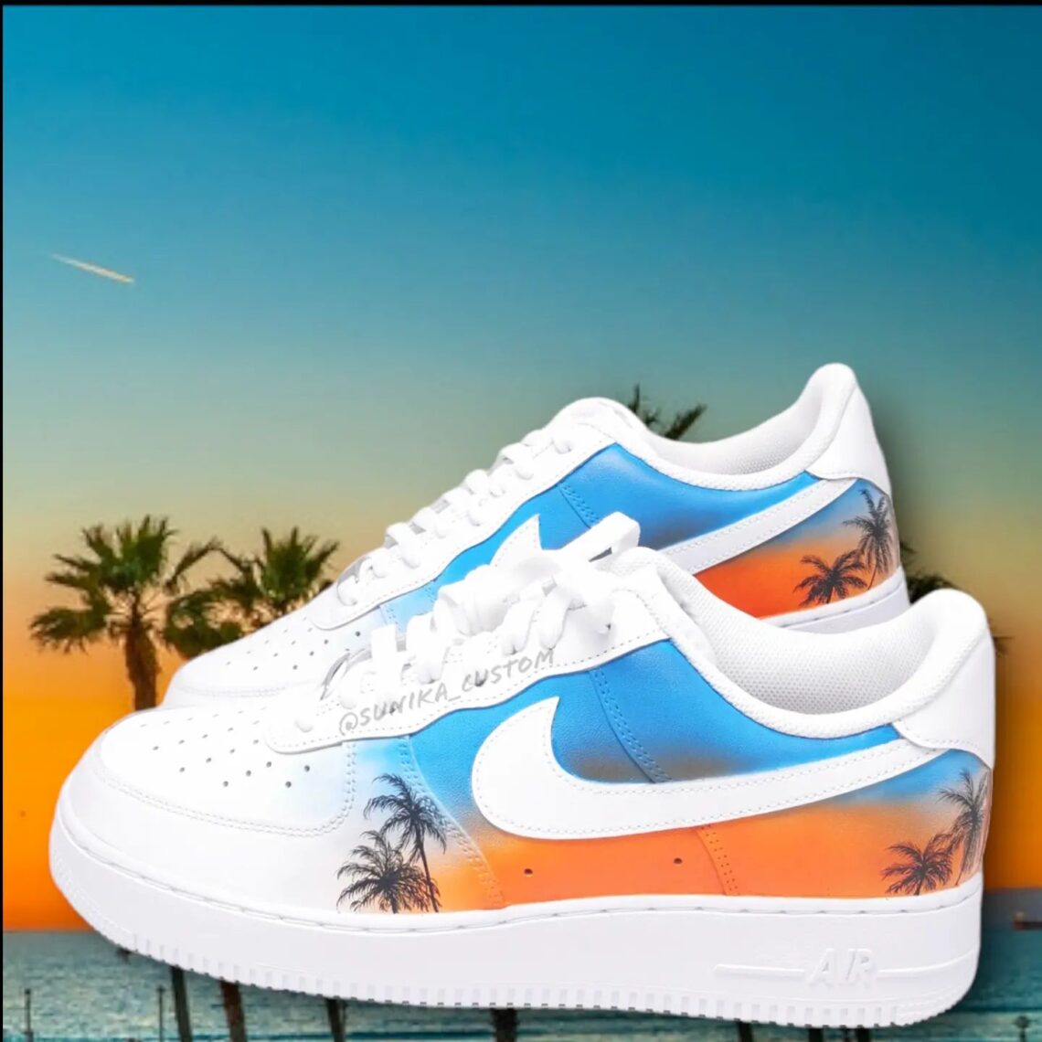 Sunset Air Force 1 Custom – Daniel Customs