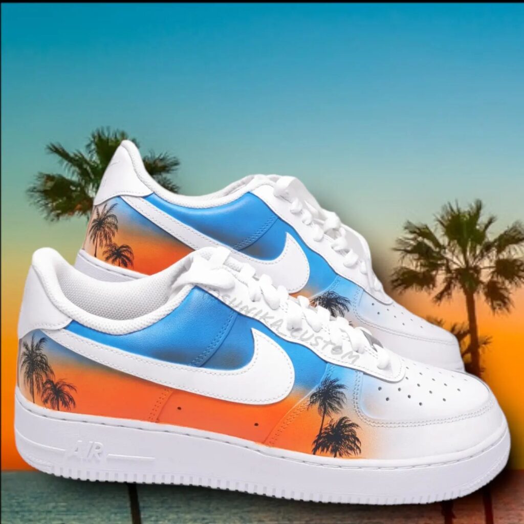 Sunset Air Force 1 Custom – Daniel Customs
