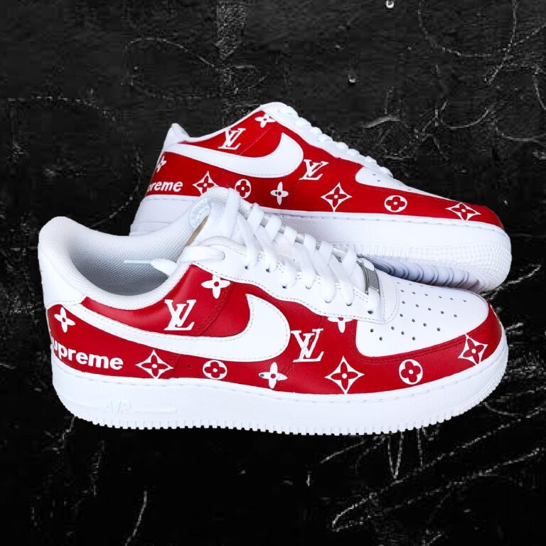 Supreme LV Air Force 1 Custom – Daniel Customs