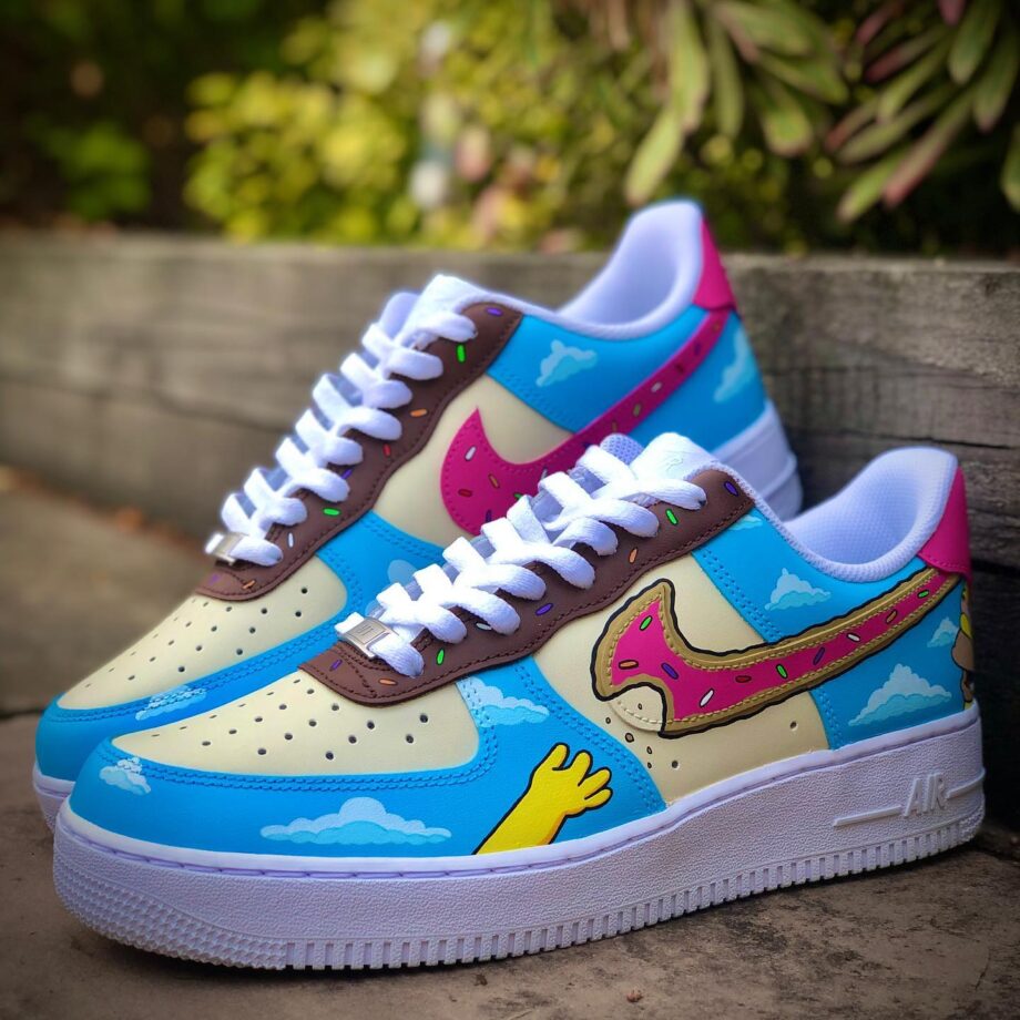 The Simpsons Air Force 1 Custom – Daniel Customs