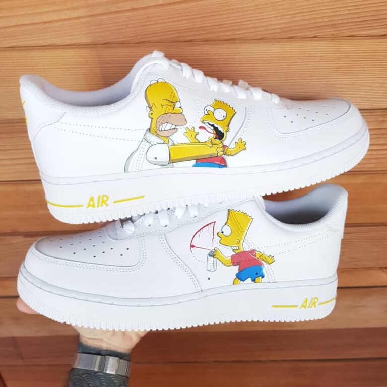 The Simpsons Air Force 1 Custom – Daniel Customs