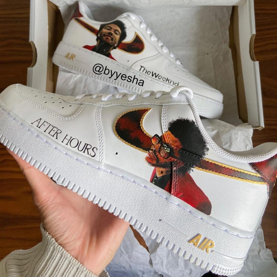 The Weeknd Air Force 1 Custom – Daniel Customs