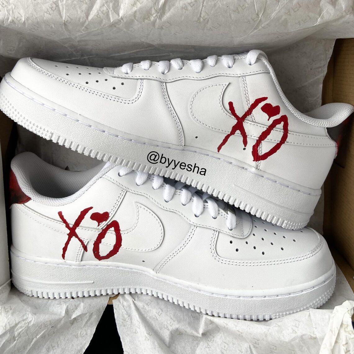 The Weeknd Air Force 1 Custom – Daniel Customs