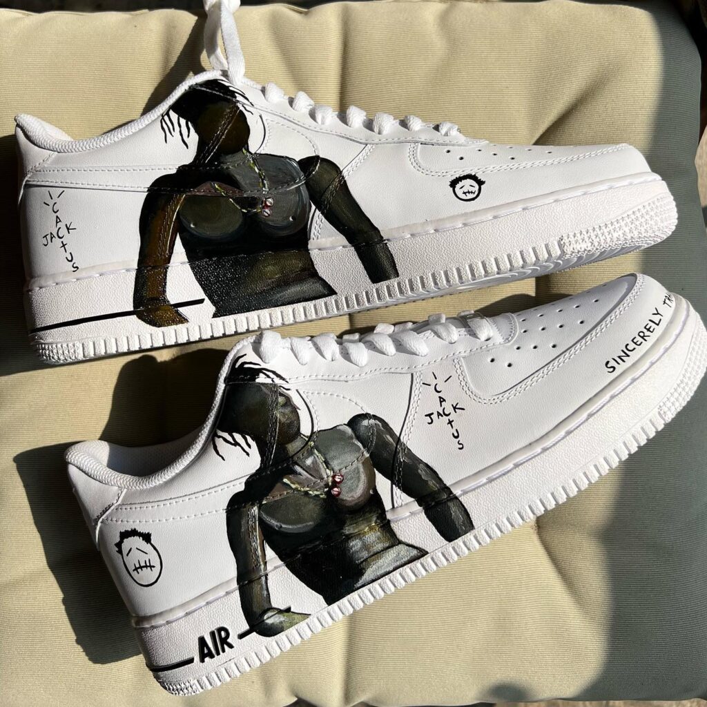 Travis Scott Air Force 1 Custom – Daniel Customs
