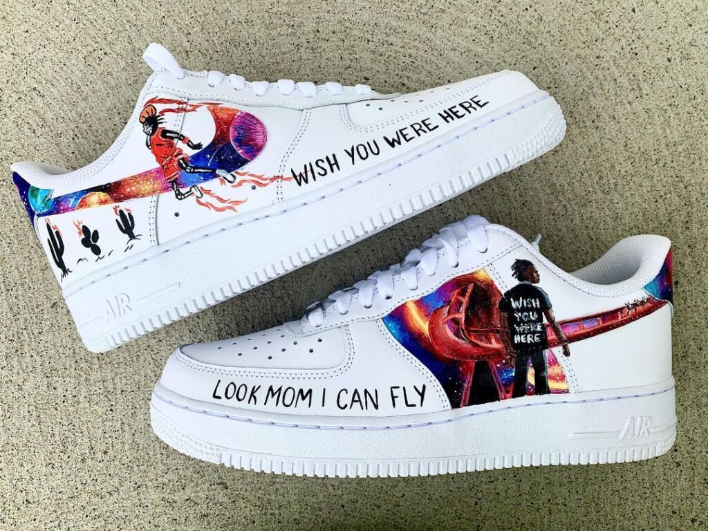 Travis Scott Air Force 1 Custom – Daniel Customs