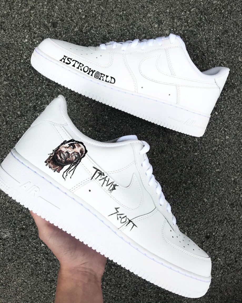 Travis Scott Air Force 1 Custom – Daniel Customs