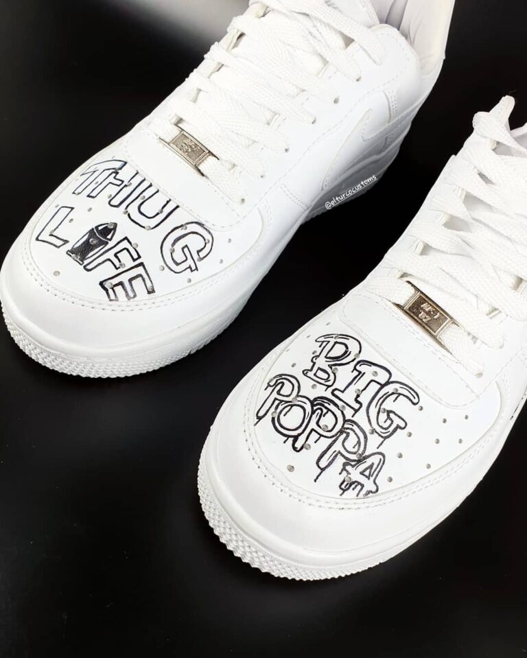 Tupac x Biggie Air Force 1 Custom – Daniel Customs