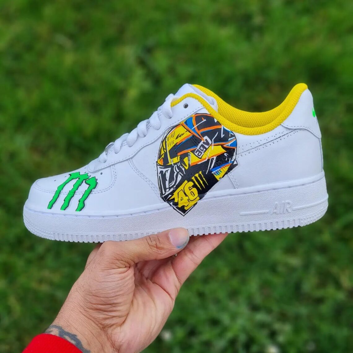 Valentino Rossi Air Force 1 Custom – Daniel Customs