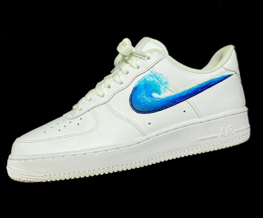 Water and Fire Air Force 1 Custom – Daniel Customs