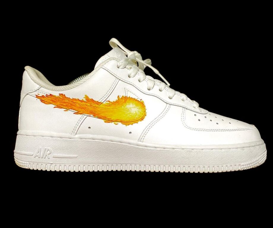 Water and Fire Air Force 1 Custom – Daniel Customs