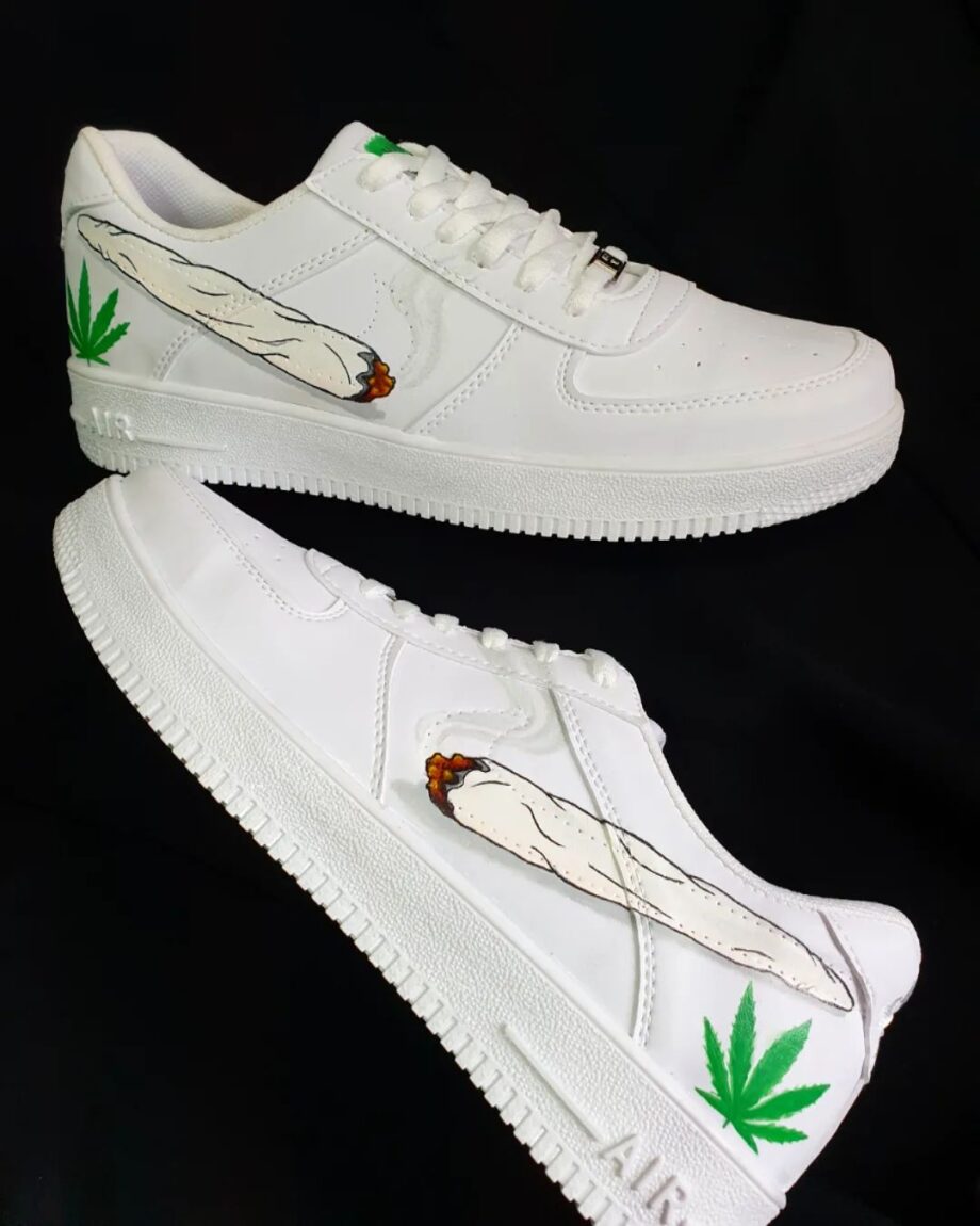 Weed Life Air Force 1 Custom – Daniel Customs
