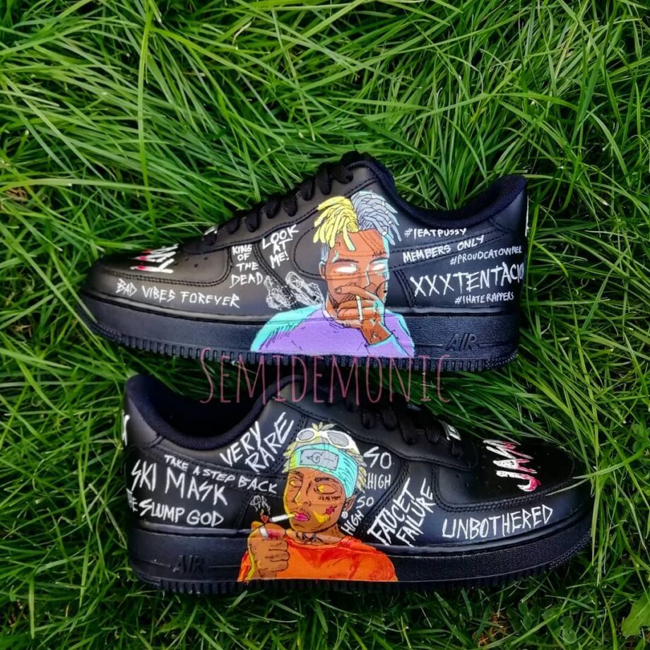 XXXTENTACION x Ski Mask Air Force 1 Custom – Daniel Customs