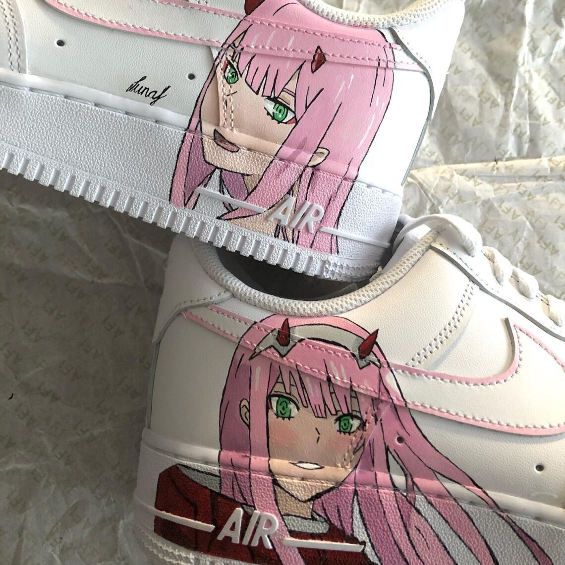 Zero Two Air Force 1 Custom – Daniel Customs