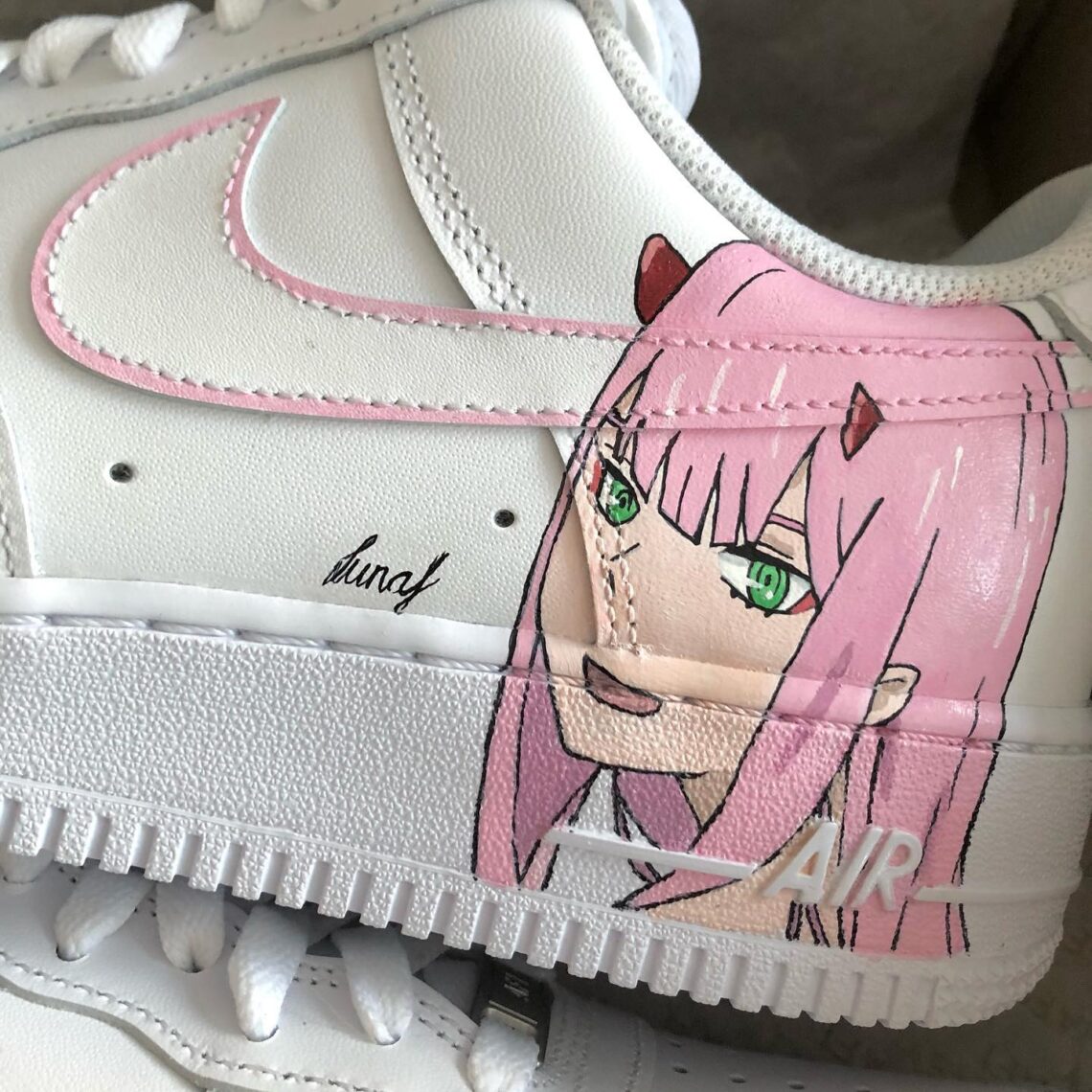Zero Two Air Force 1 Custom – Daniel Customs