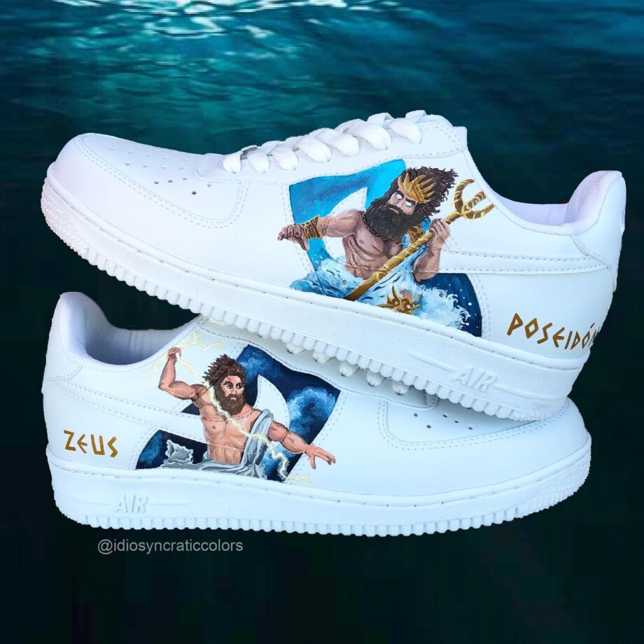 Zeus x Poseidon Air Force 1 Custom – Daniel Customs