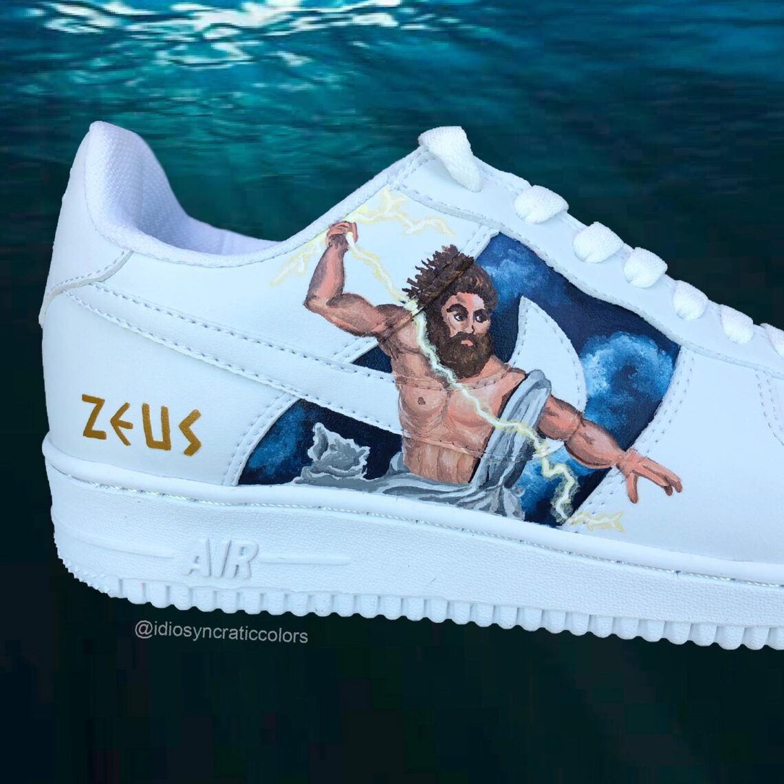 Zeus x Poseidon Air Force 1 Custom – Daniel Customs