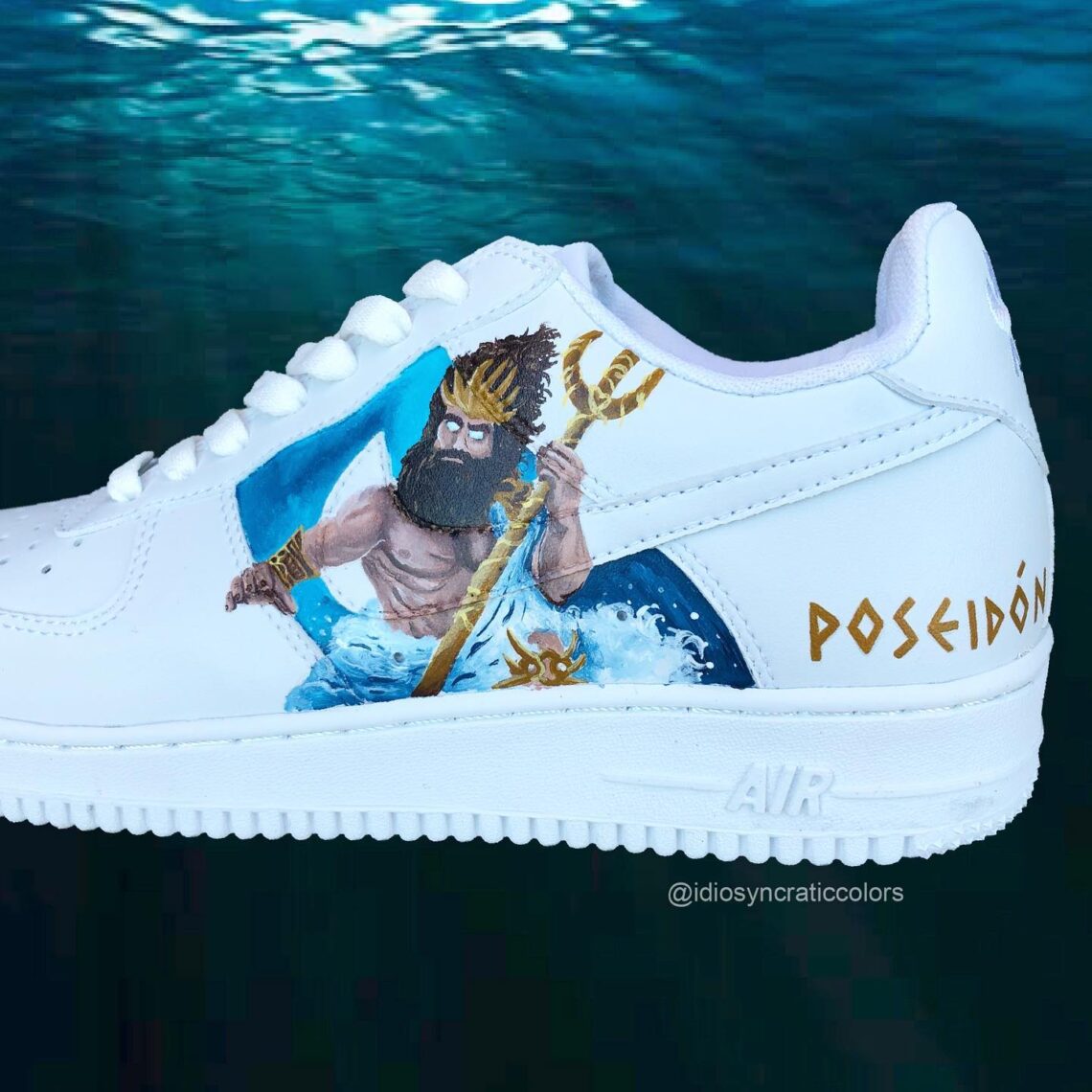 Zeus x Poseidon Air Force 1 Custom – Daniel Customs