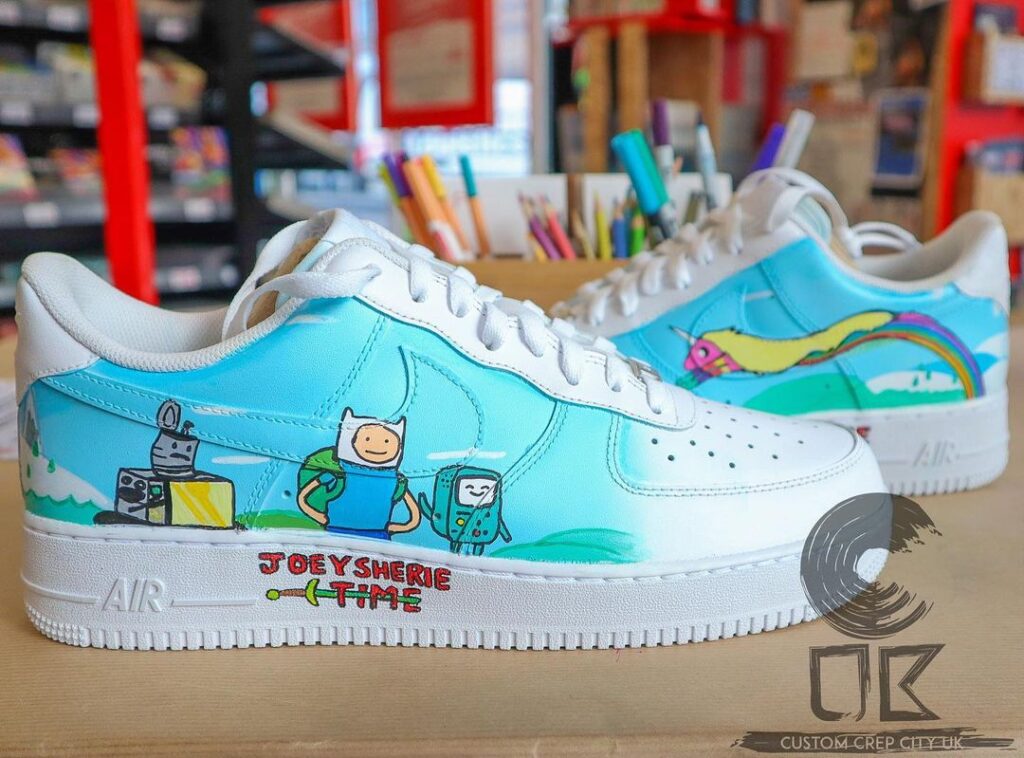 Adventure Time Air Force 1 Custom - Daniel Customs