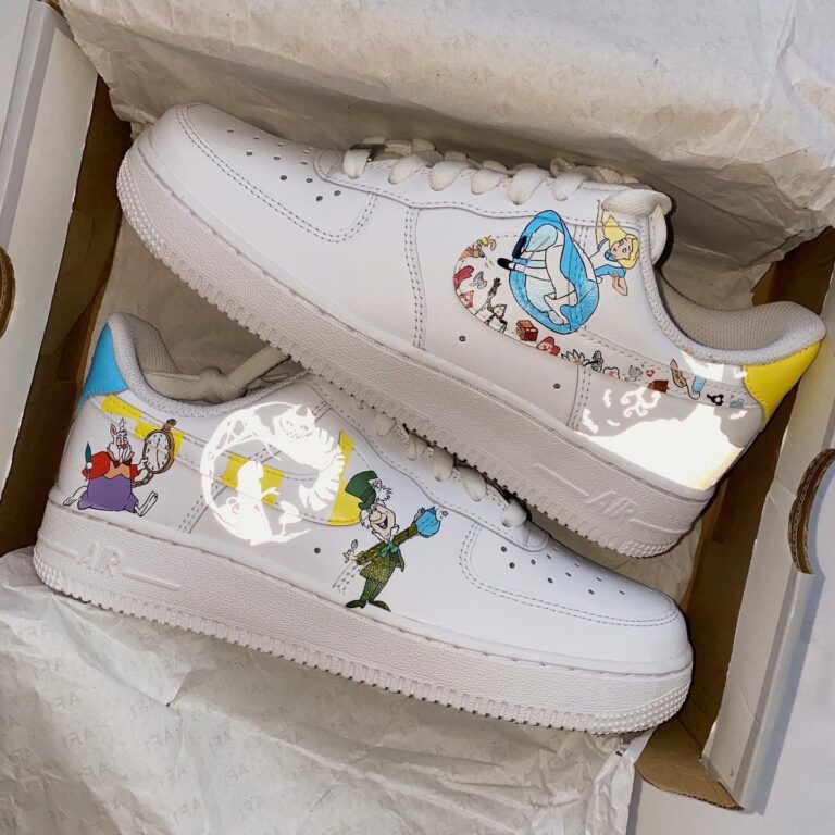 Alice in Wonderland Air Force 1 Custom – Daniel Customs