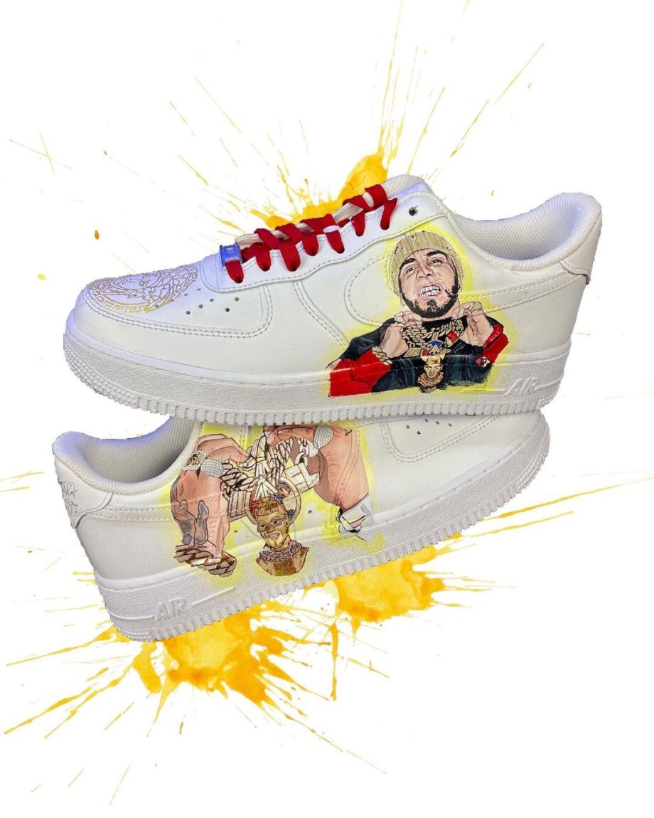 Anuel AA Air Force 1 Custom – Daniel Customs
