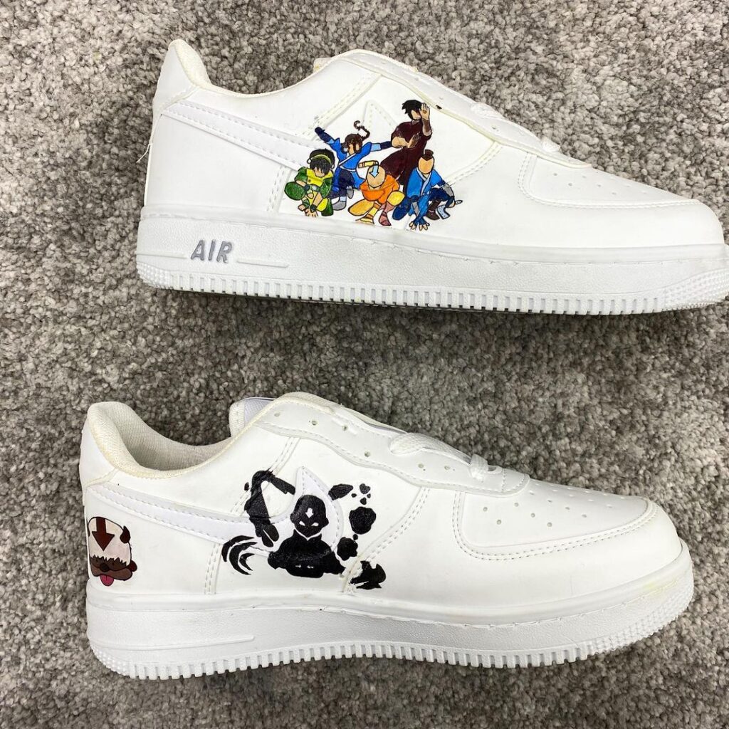 Avatar the Last Airbender Air Force 1 Custom – Daniel Customs
