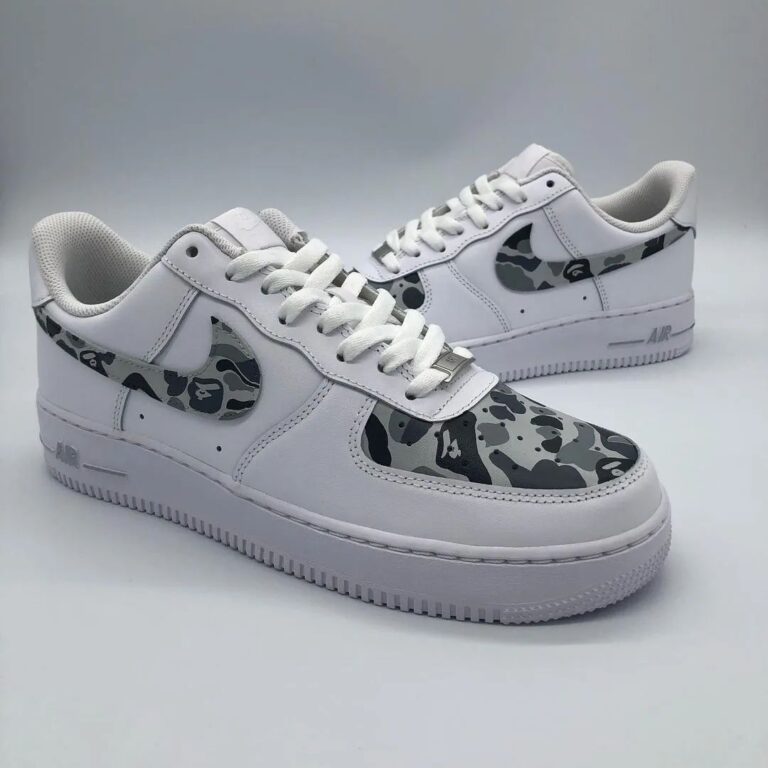 Bape Camo Air Force 1 Custom – Daniel Customs
