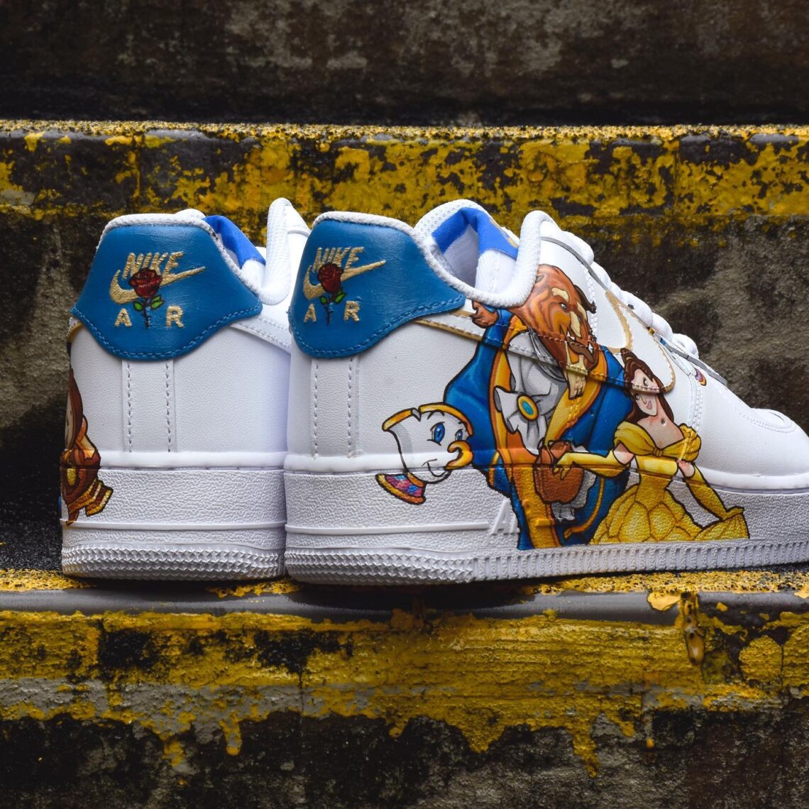 Beauty and the Beast Air Force 1 Custom – Daniel Customs