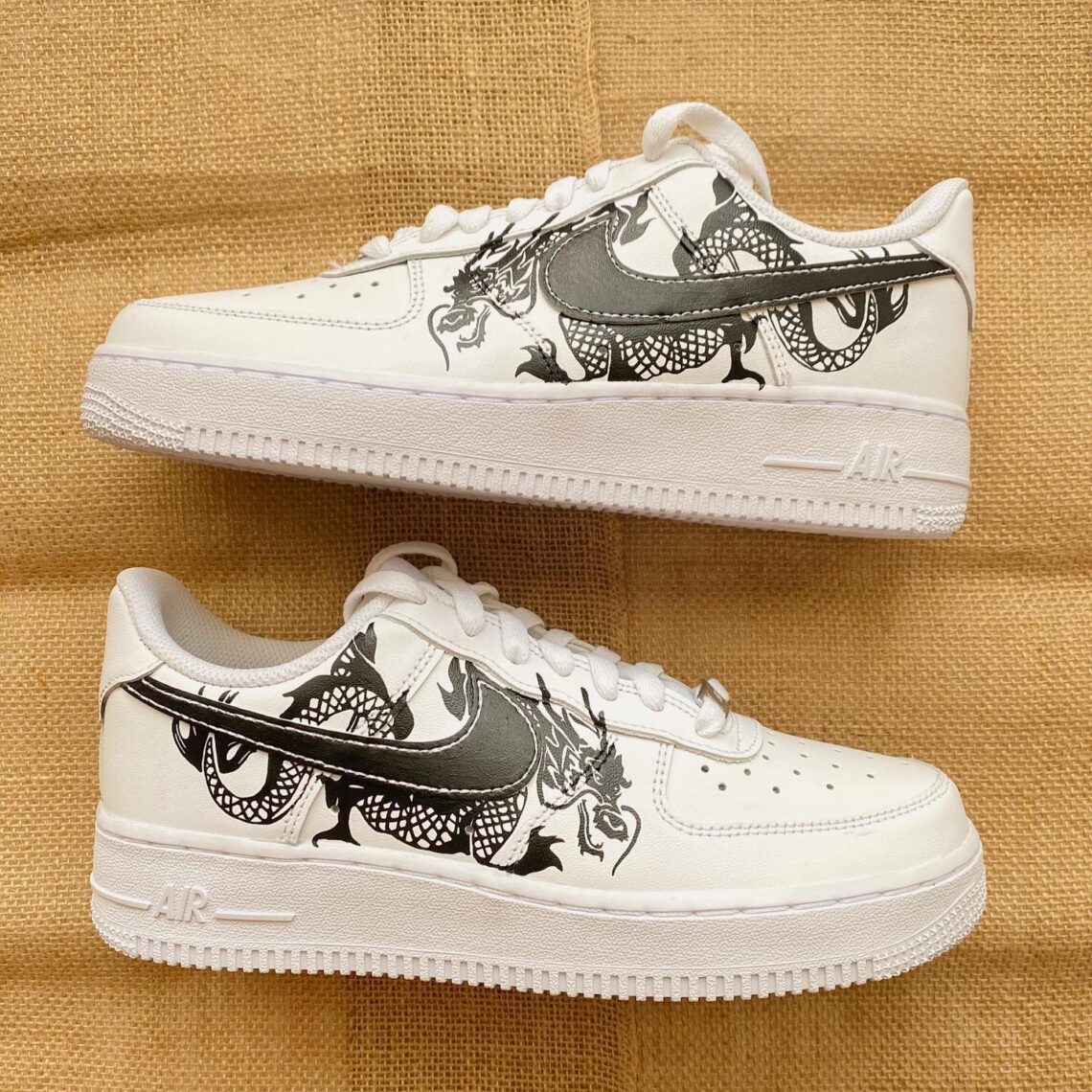 Black Dragon Air Force 1 Custom – Daniel Customs