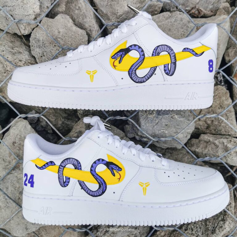 Black Mamba Air Force 1 Custom – Daniel Customs