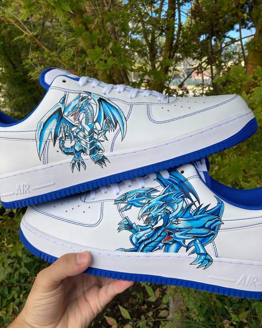Blue Eyes Ultimate Dragon Air Force 1 Custom – Daniel Customs
