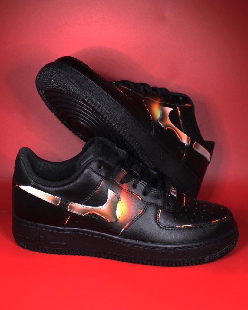 Burning Air Force 1 Custom - Daniel Customs