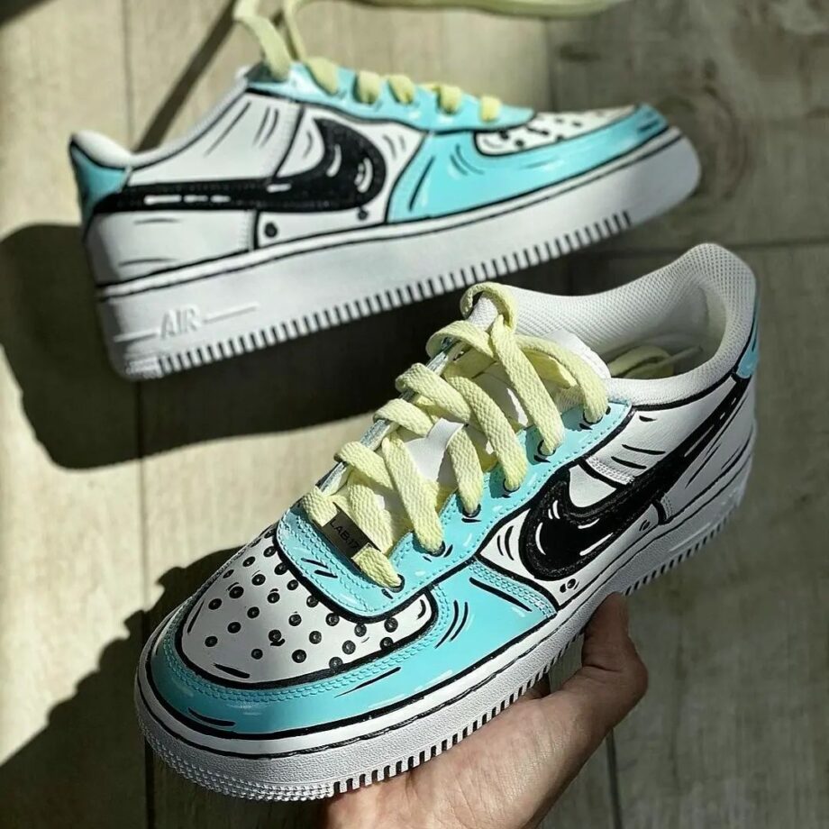Cartoon Air Force 1 Custom – Daniel Customs