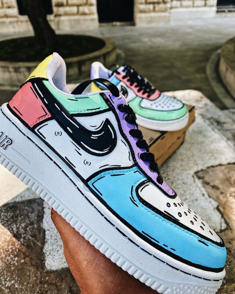 Cartoon Air Force 1 Custom – Daniel Customs