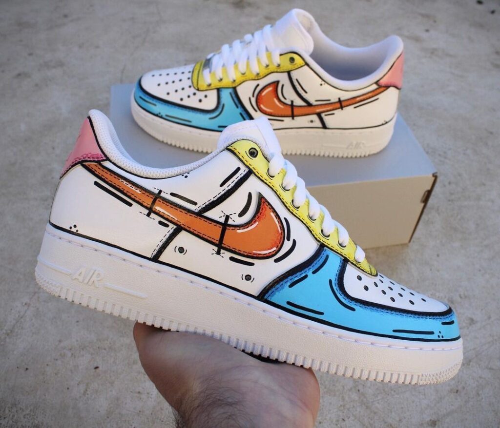 Cartoon Air Force 1 Custom – Daniel Customs