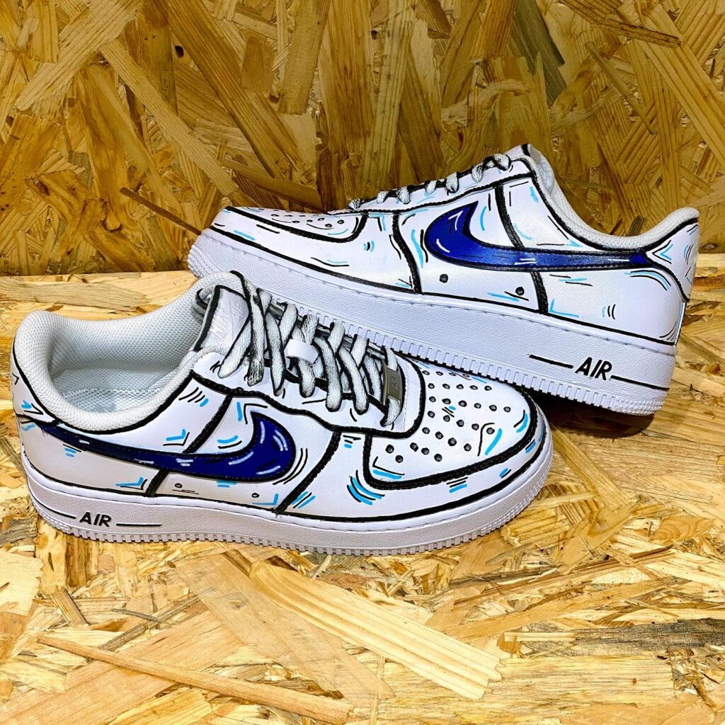 Cartoon Air Force 1 Custom – Daniel Customs