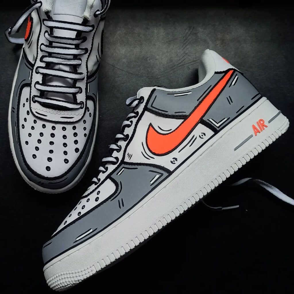 Cartoon Air Force 1 Custom – Daniel Customs
