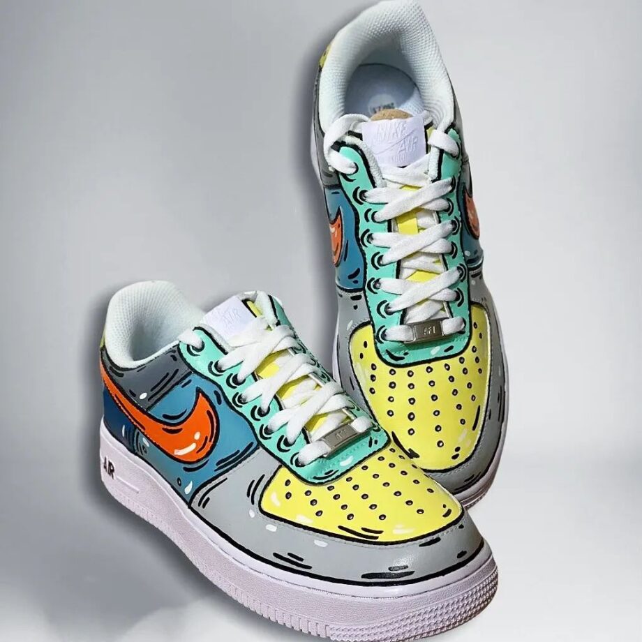 Cartoon Air Force 1 Custom - Daniel Customs