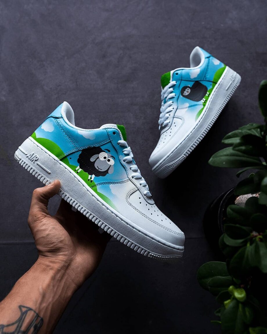 Cartoon Sheep Air Force 1 Custom – Daniel Customs
