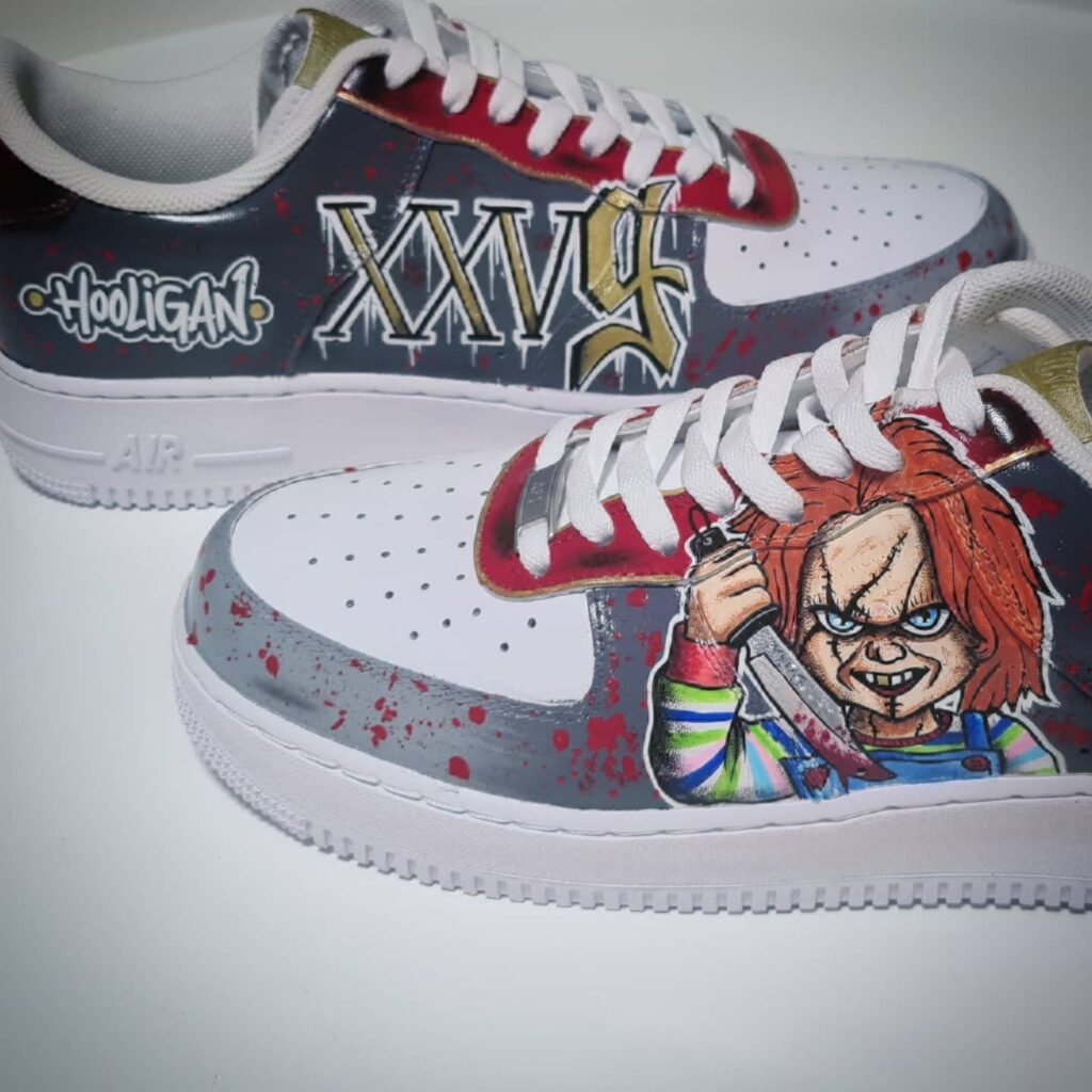 Chucky Air Force 1 Custom - Daniel Customs