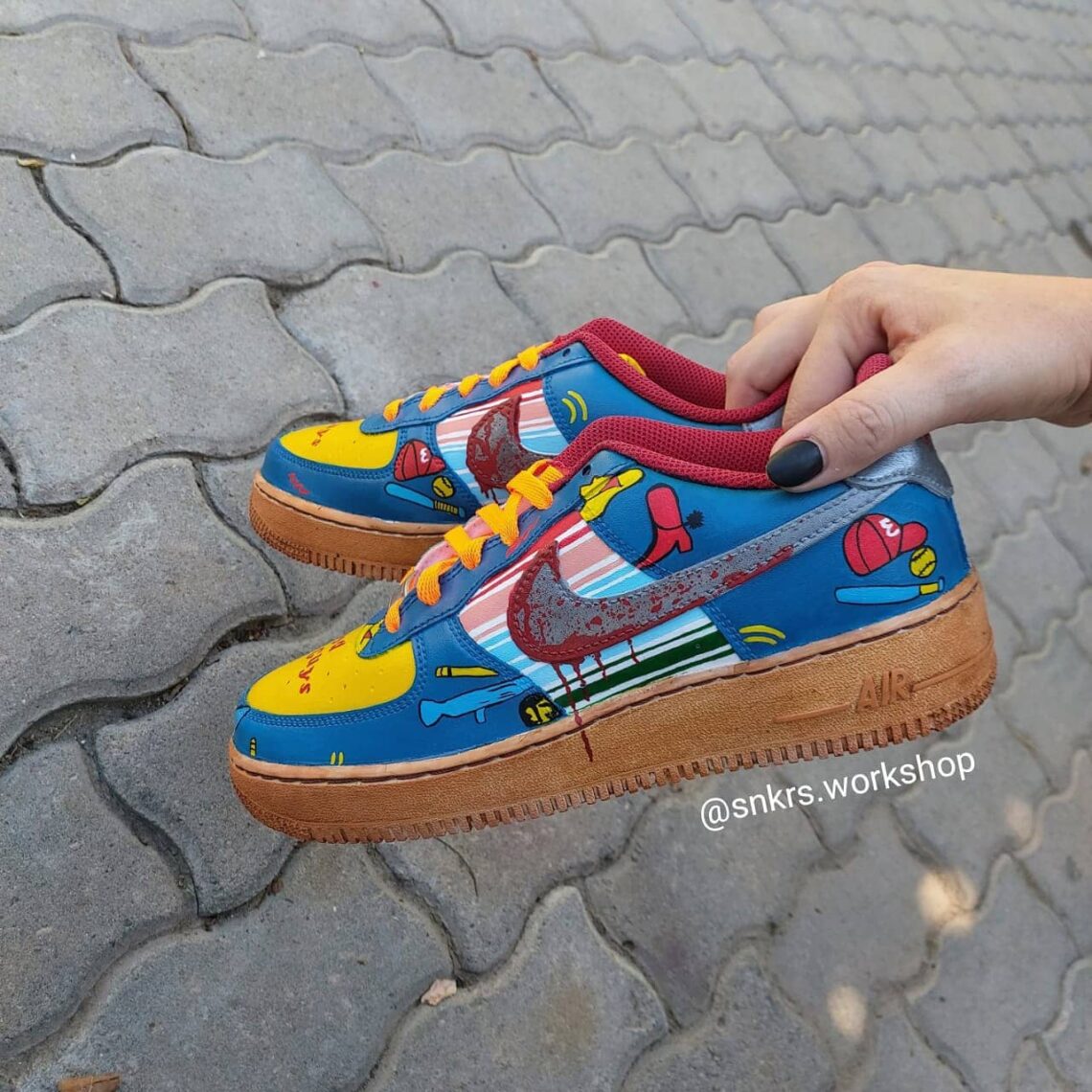 Chucky Air Force 1 Custom – Daniel Customs