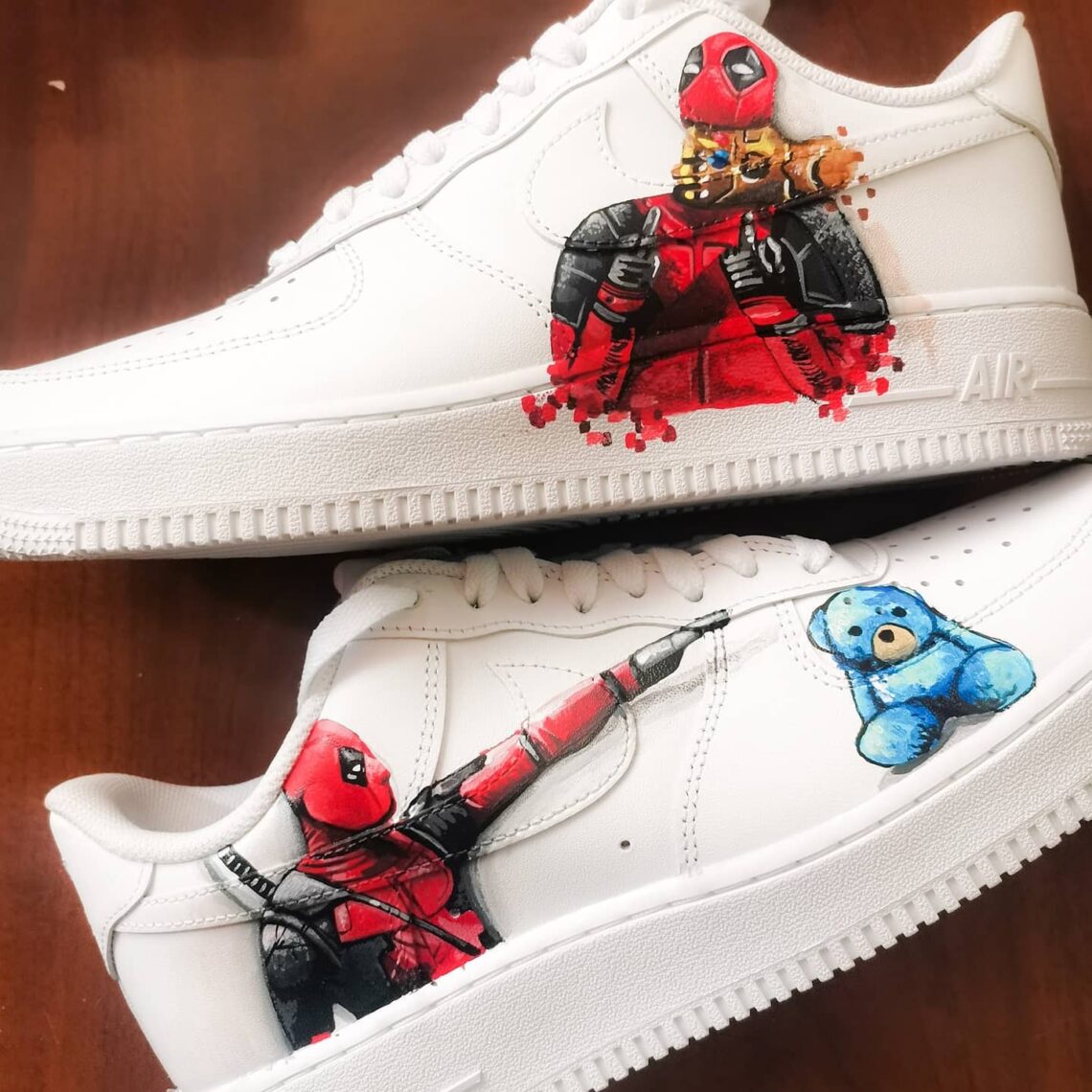 Deadpool Air Force 1 Custom – Daniel Customs