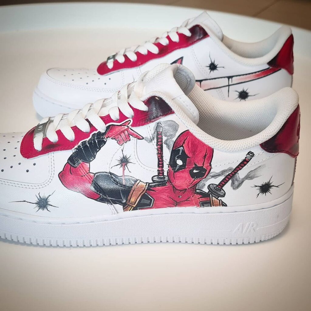 Deadpool Air Force 1 Custom – Daniel Customs
