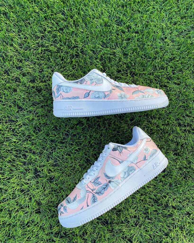 Flower Air Force 1 Custom - Daniel Customs