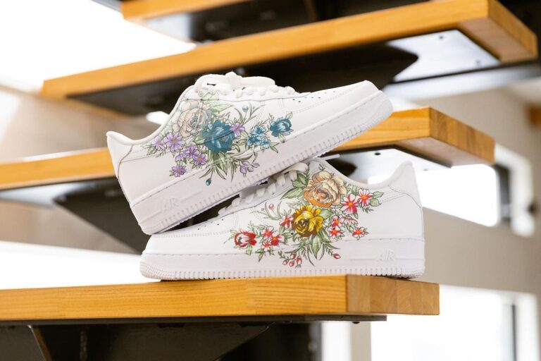 Flower Air Force 1 Custom – Daniel Customs