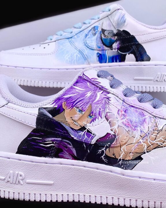 Gojo x Kakashi Air Force 1 Custom – Daniel Customs