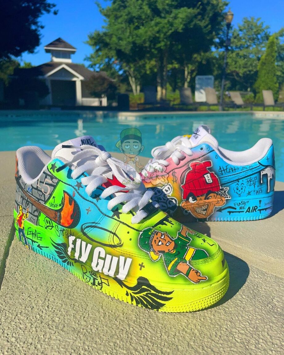 Graffiti Air Force 1 Custom – Daniel Customs