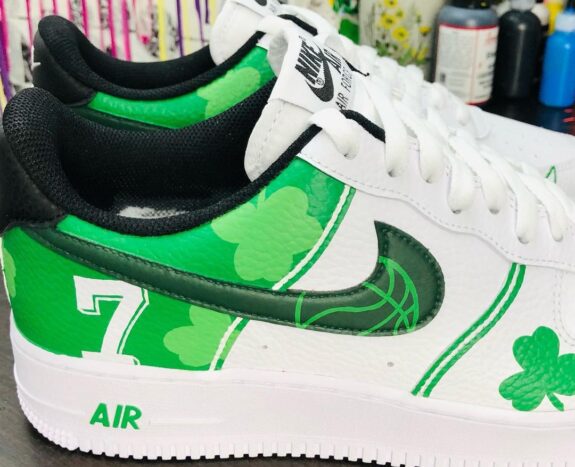 Green Air Force 1 Custom – Daniel Customs