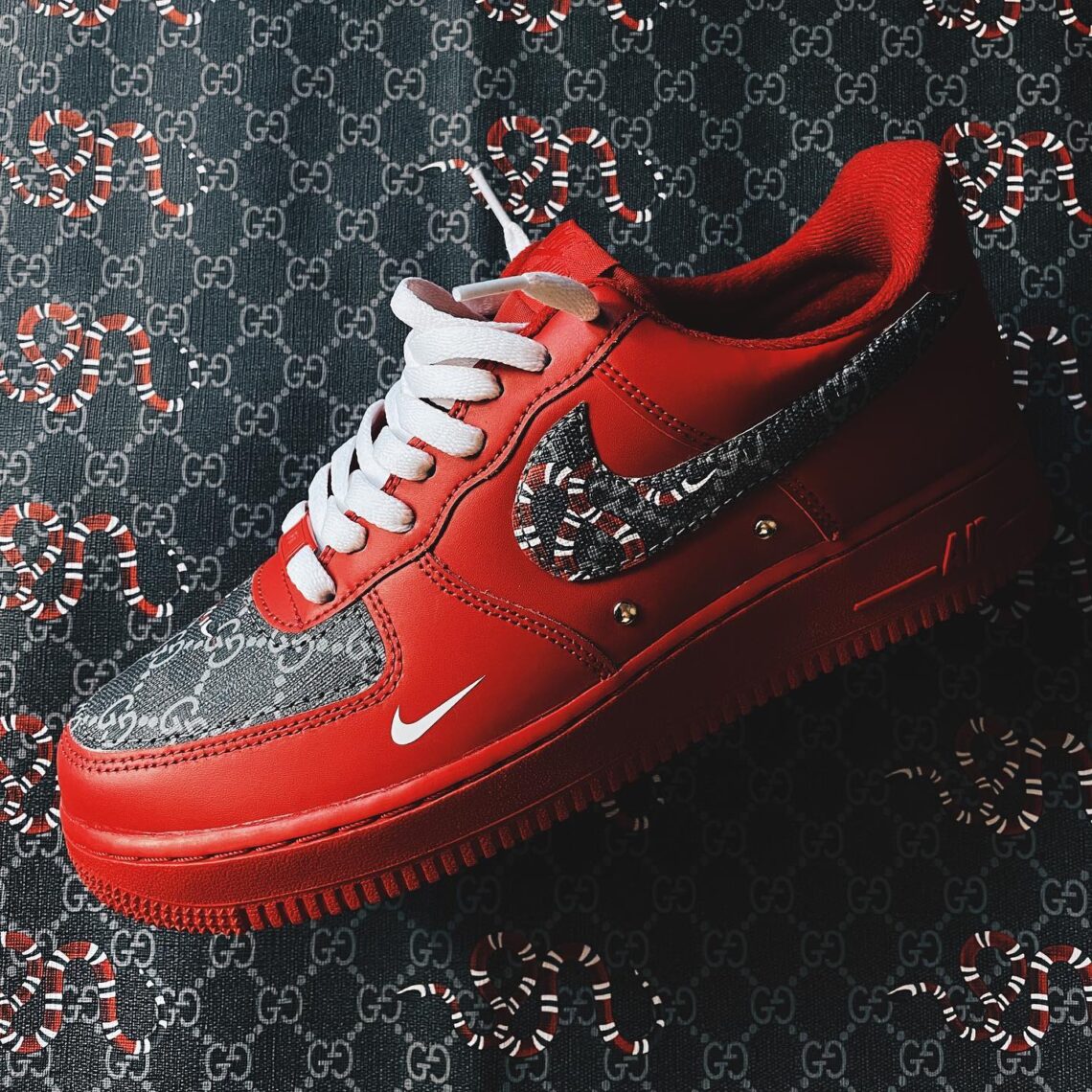 Gucci Snake Air Force 1 Custom – Daniel Customs