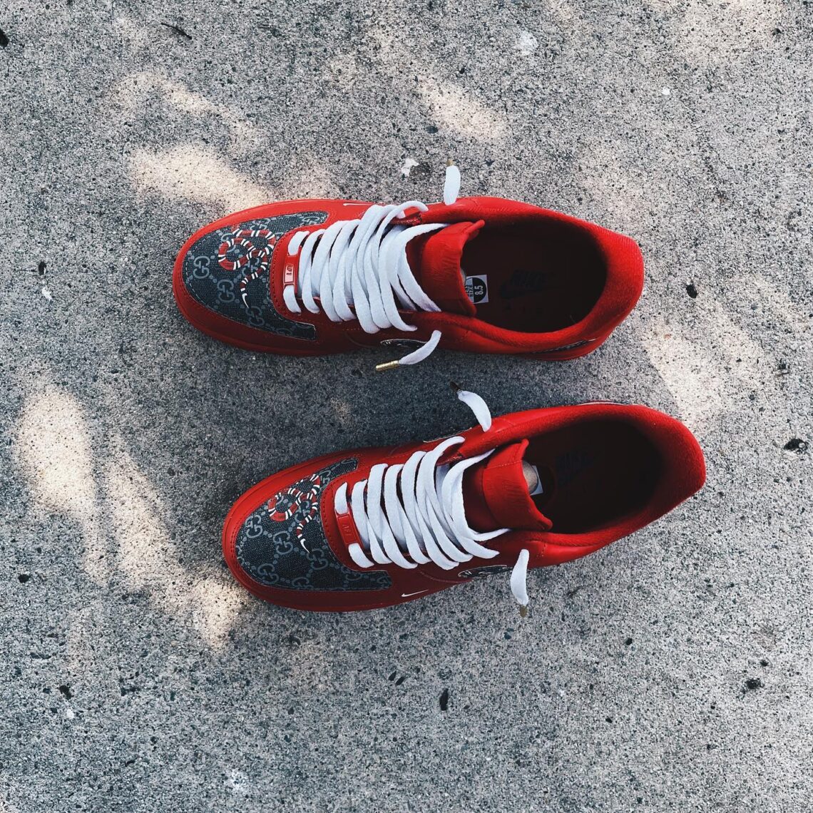 Gucci Snake Air Force 1 Custom – Daniel Customs