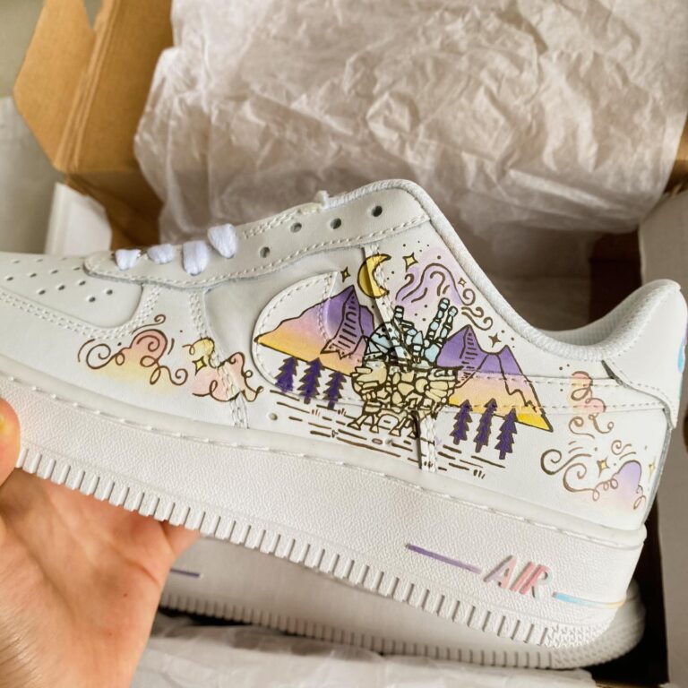 Howl Moving Castle Air Force 1 Custom – Daniel Customs